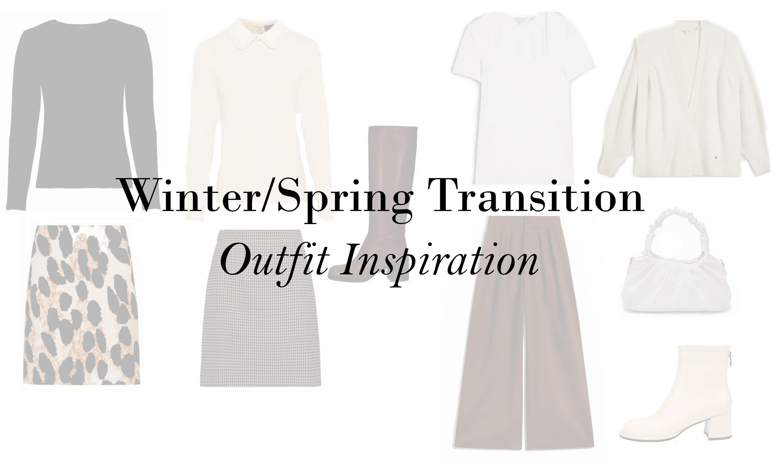 Winter/Spring Transition Outfit Ideas | Style Inspo